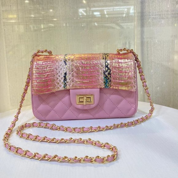 Bags | New Snake Print Women Purse Genuine Leather Snake Pattern ...